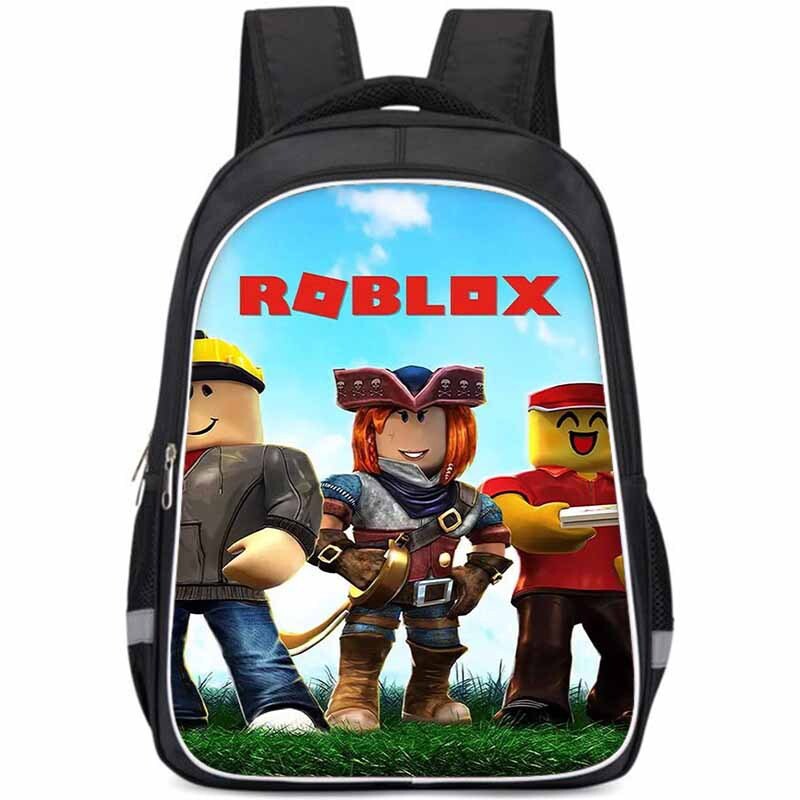 (Style F, Large) Roblox Kids Backpack For School Large And Small Sizes ...