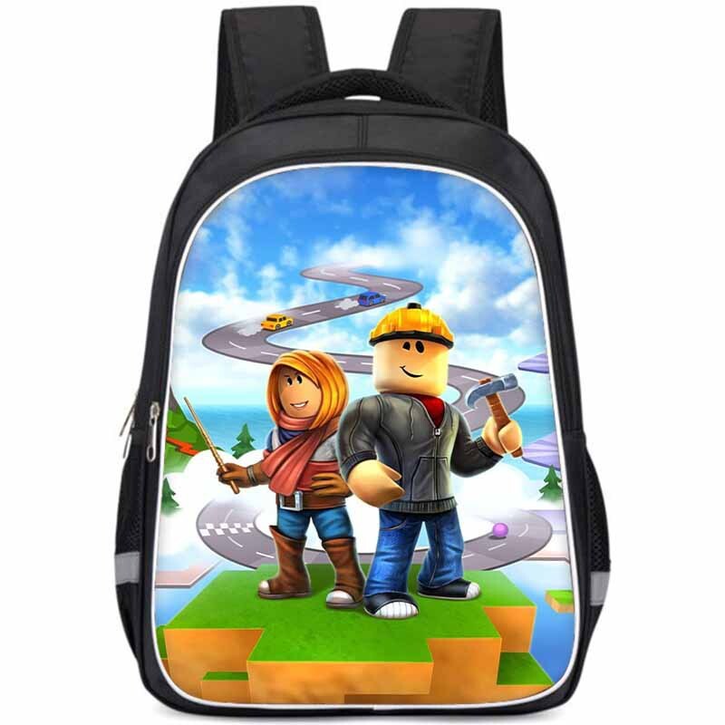 (Style M, Large) Roblox Kids Backpack For School Large And Small Sizes ...