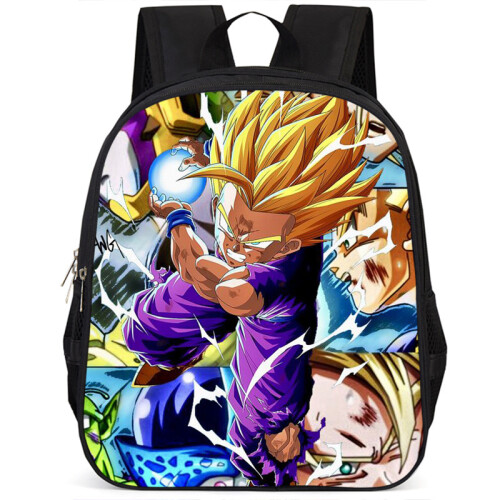 (Style I) Backpack Ball Dragon 15 Inch Goku Beerus Anime Cartoon School ...
