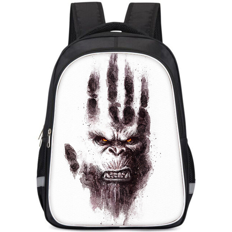 (Style A, Large) Godzilla Trendy Vs Kong Backpack For Boys With Movie ...