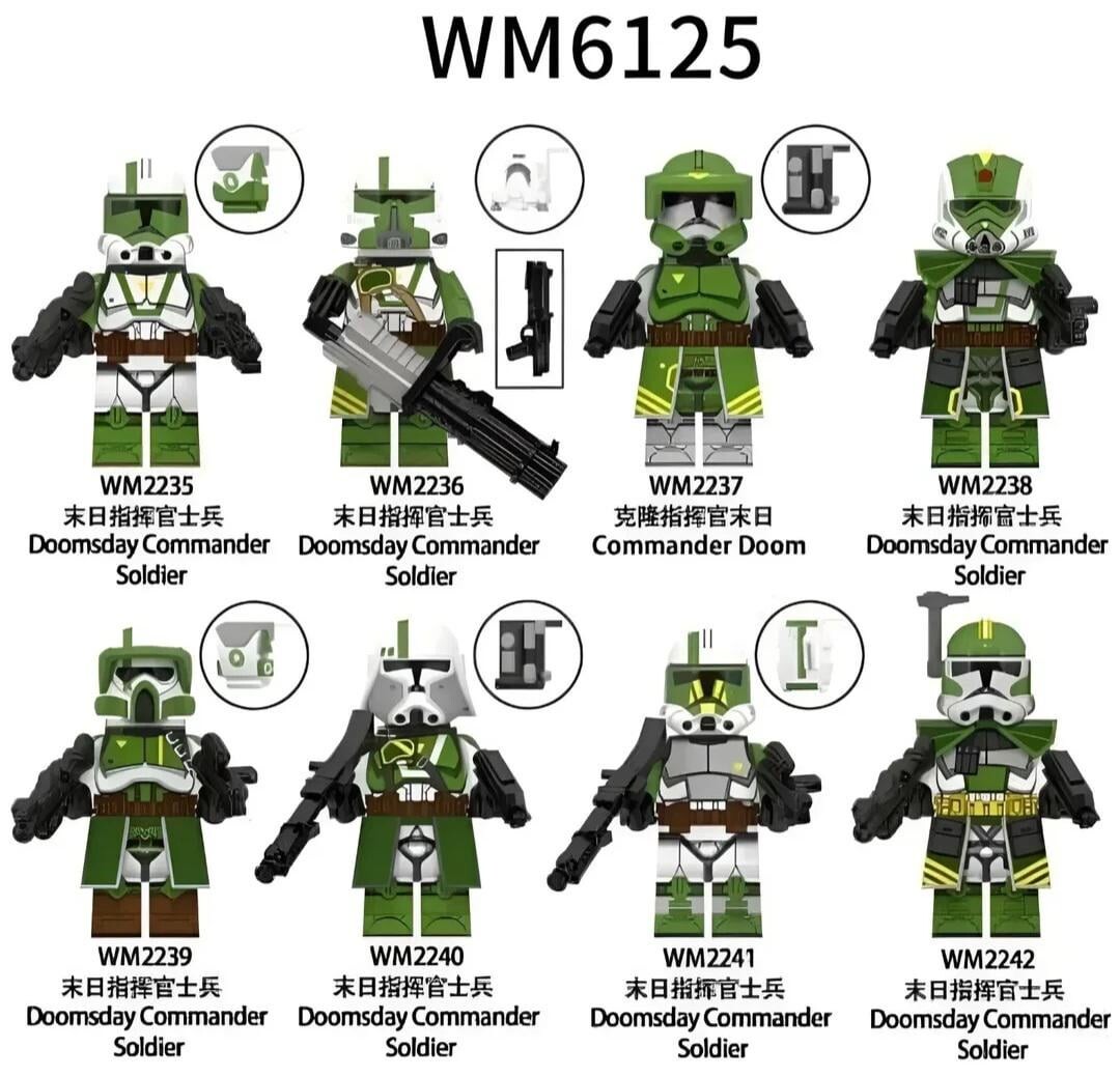 Star Wars Toy Mini Figures Fit Lego Set Doomsday Clone Trooper ...