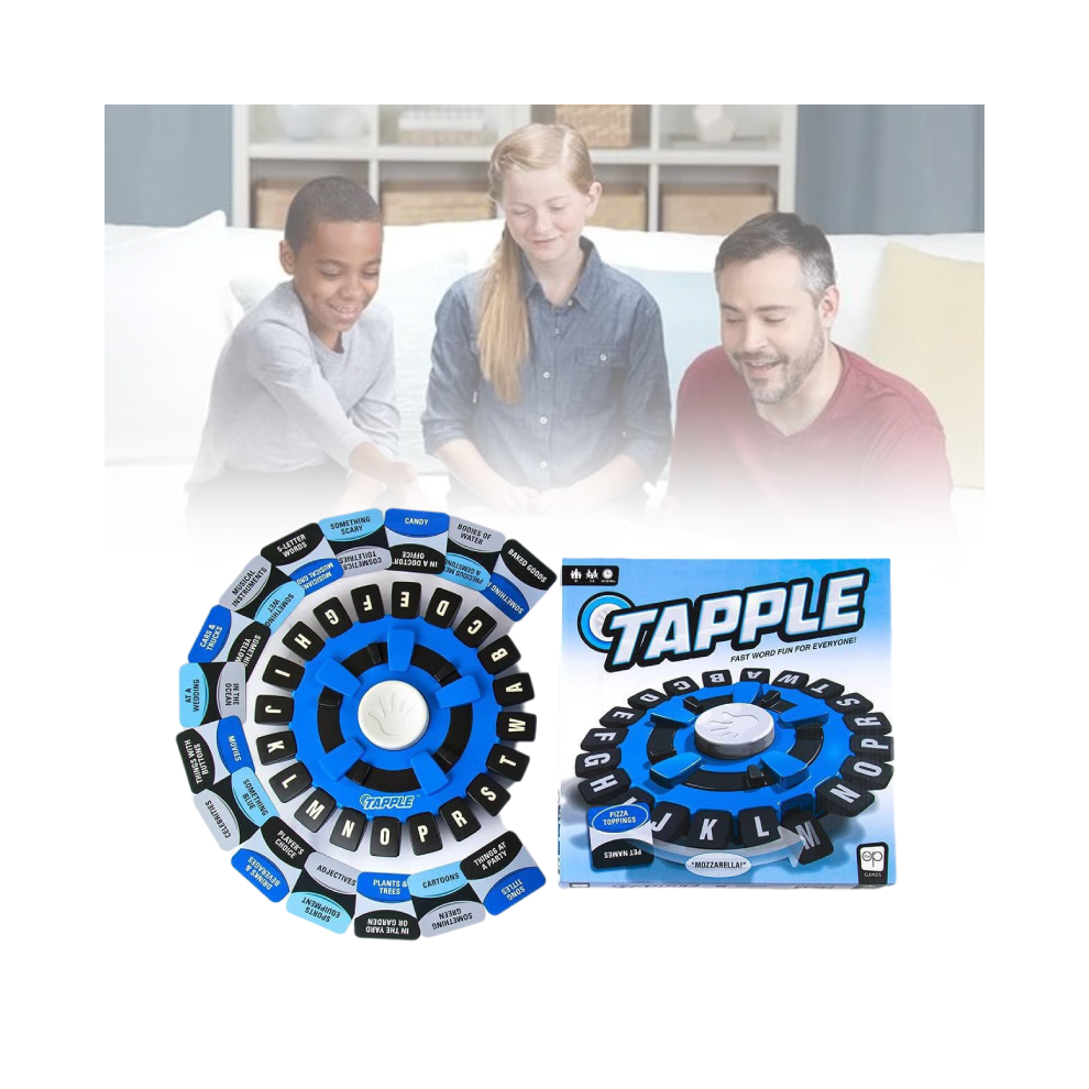 Crazy Tapple Letter Game Colorful Fast Paced Board Game Toy Social ...