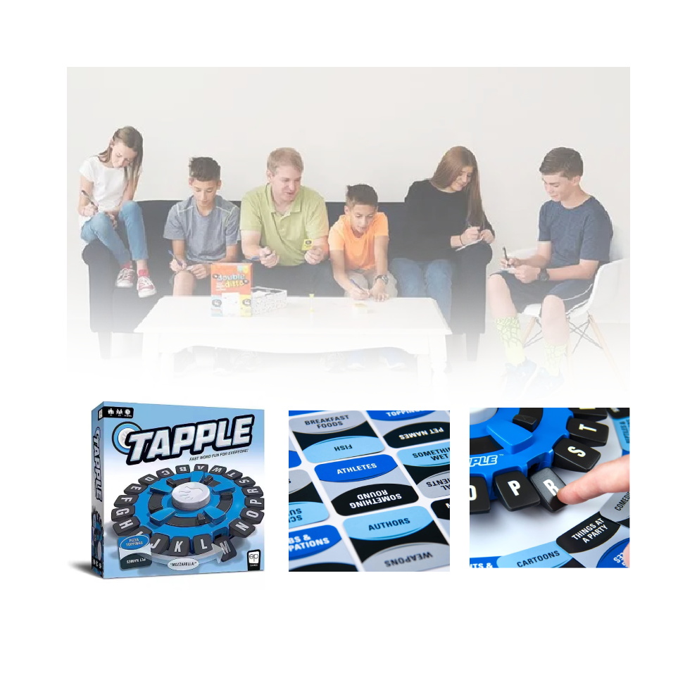 Crazy Tapple Letter Game Colorful Fast Paced Board Game Toy Social ...