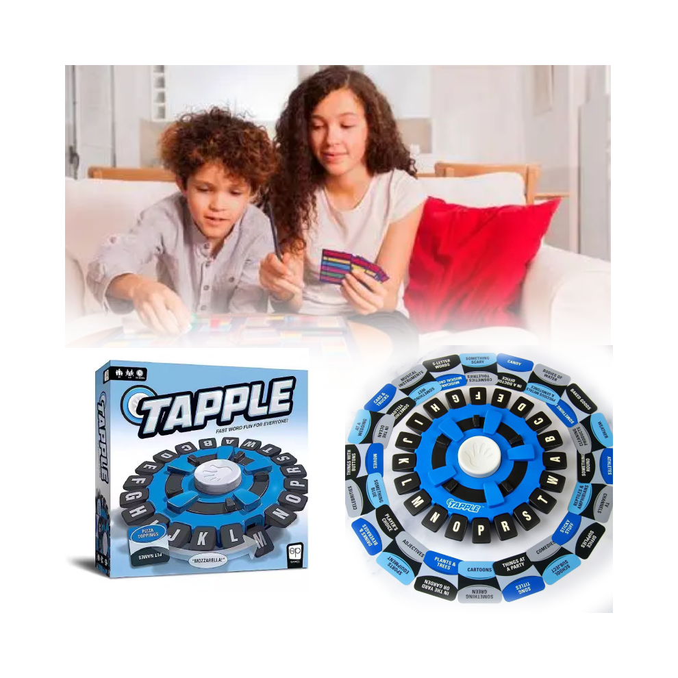 Crazy Tapple Letter Game Colorful Fast Paced Board Game Toy Social ...