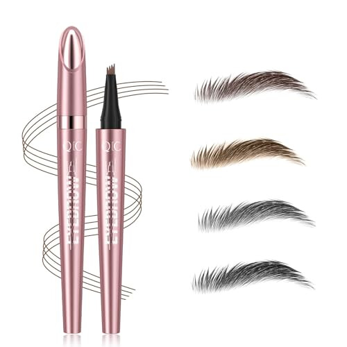2024 New Magic Eyebrow Pencil with 4 Micro Fork Tip Long lasting Waterproof Eyebrow Pen and Smudgeproof Brow Pen Creates Natural Looking Defined on OnBuy