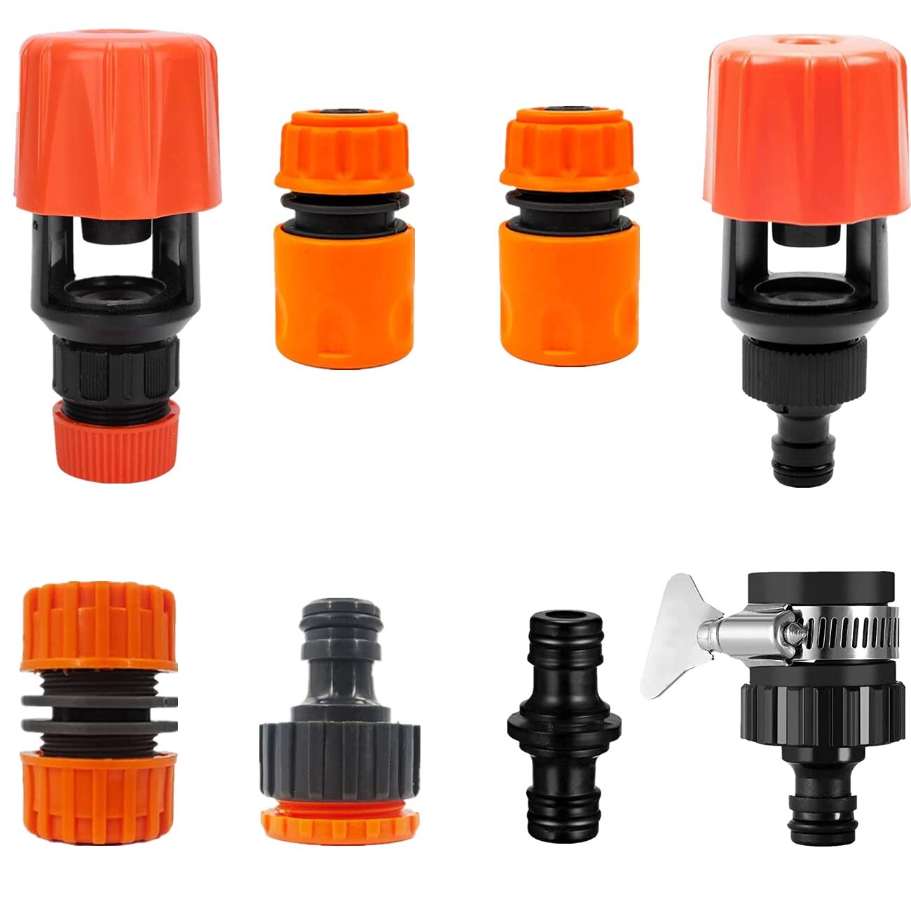 Adjustable Indoor kitchen Mixer Tap Hose Connector Set Universal Water ...
