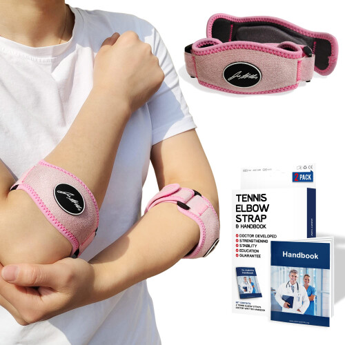 Doctor Developed Tennis Elbow Strap- Comfy Tennis Elbow Support Strap for Women & Men - Golfers ...