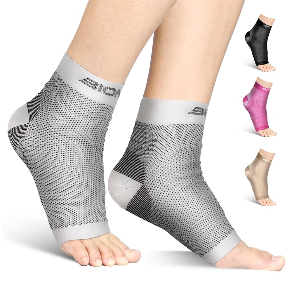 Plantar Fasciitis Socks - 1 Pair Compression Sleeves for Ankle Arch ...