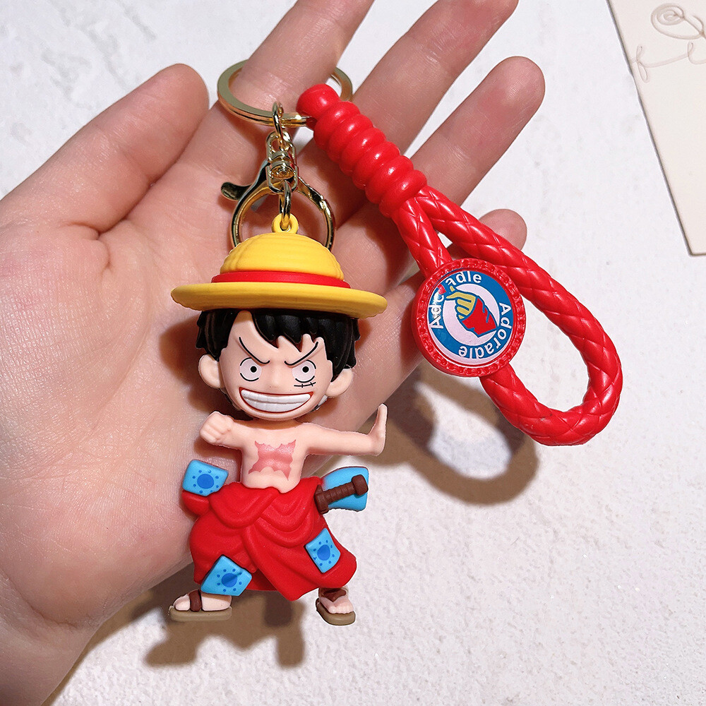 (Luffy) Decorative One Piece Keychain Luffy Nami Sanji Zoro Perfect For ...