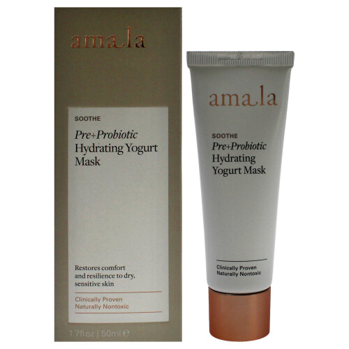 Pre Plus Probiotic Hydrating Yogurt Mask by Amala for Women - 1.7 oz ...