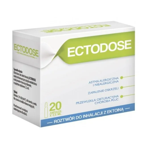 Ectodose inhalation solution with ectoine 2.5 ml x 20 ampoules on OnBuy