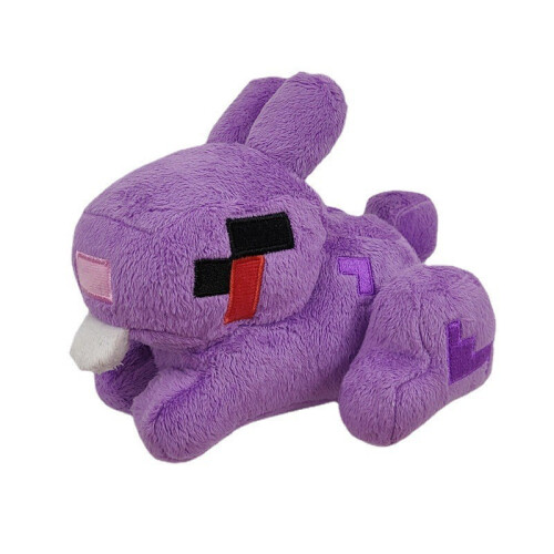 (Purple Rabbit 16cm) Minecraft Plush Toys Kids Soft Plush Toys ...