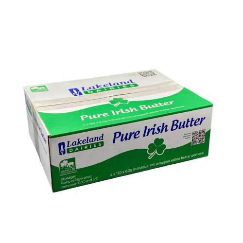 Lakeland Irish Salted Butter 4 x 150 Individual Foil Wrapped Portions ...