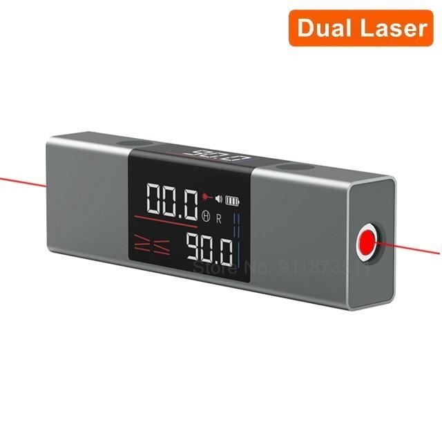 Electronic measuring tool, LI1 Laser Protractor, digital inclinometer, angle measurement, level ...