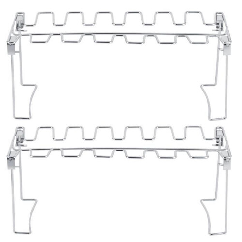 EIF Chicken Wing Leg Rack 2 Pieces Stainless Steel Chicken Wing Leg ...