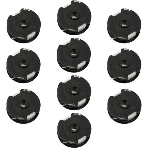 Set of 10 Replacement Line Spools for Parkside Prt 550 A1 Brush Cutter - Lidl Ian 311404, Prt ...