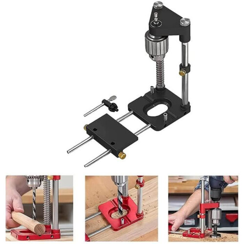 Bench Drill Press Machine Adjustable Woodworking Punch Locator Pillar ...