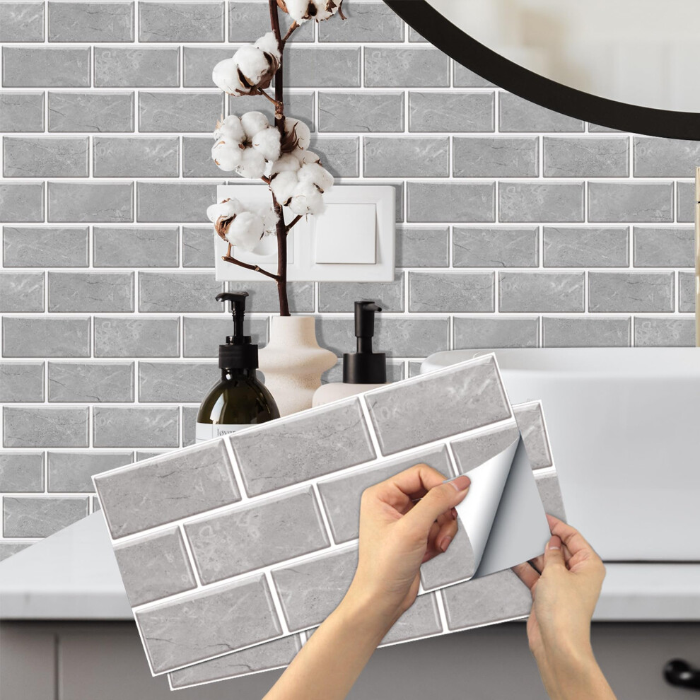 Grey tile stickers store