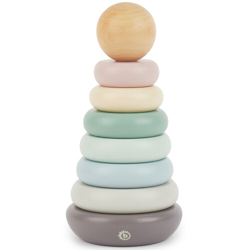 | baby stacking rings | baby stacking toy | rainbow stacker | ring ...