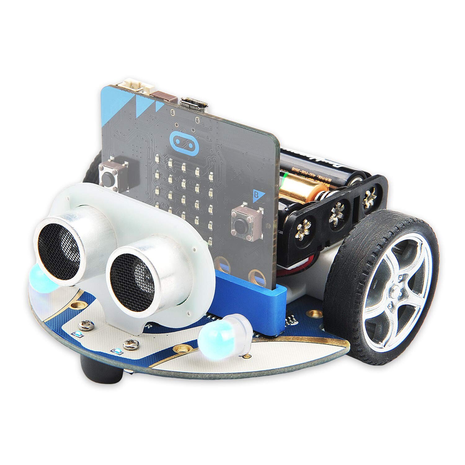 ELECFREAKS microbit Mini Cutebot Kit Compatible with BBC Micro:bit V2 ...