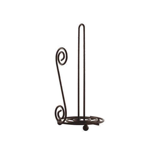 Scroll Paper Towel Holder Roll Dispenser Stand for Kitchen Countertop ...