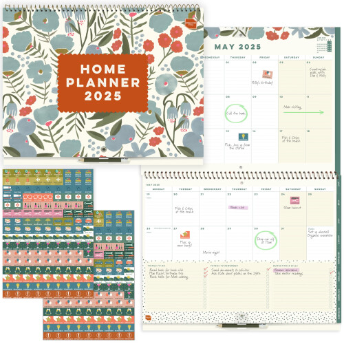 Home Planner 2024 2025. Large Family Calendar 2024/25 for Busy Homes ...