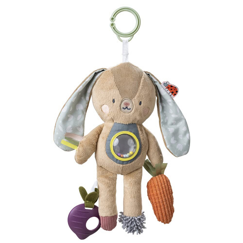 TAF13185 Jenny Bunny Activity Soft Cuddly Plush Sensory Stuffed Rabbit ...