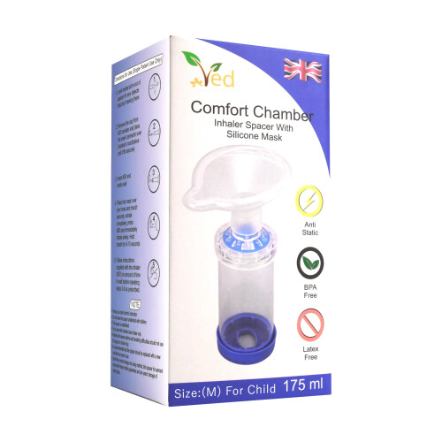 Inhaler Spacer Anti-Static Spacer Device, Inhaler Chamber, use with ...