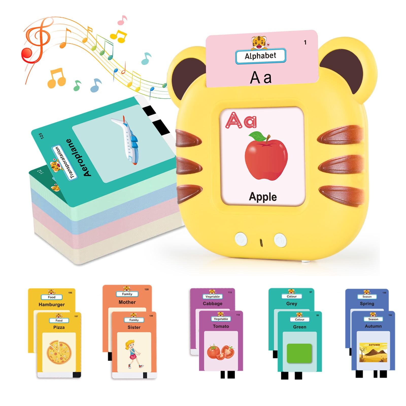 Toddle Toys Standard British English 224 Words with ABC Letters/Numbers ...