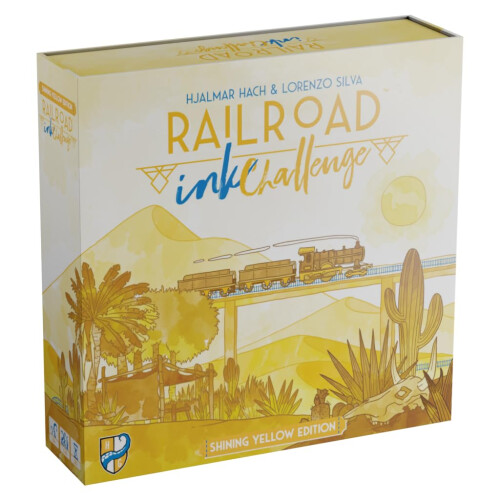 | Railroad Ink Challenge-Shining Yellow Edition | Board Game | 1-4 ...