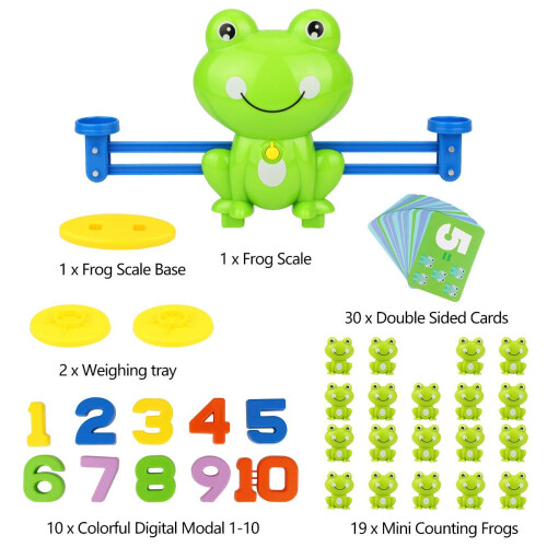 Frog Balance Math Game,Frog Weighing Scale Montessori Educational Stem ...