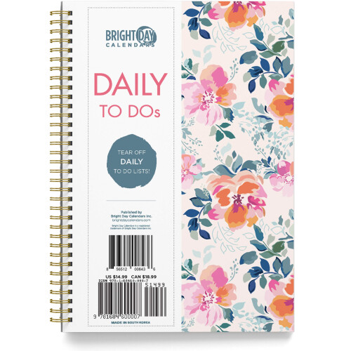 To Do List Daily Task Checklist Planner Time Management Notebook by ...