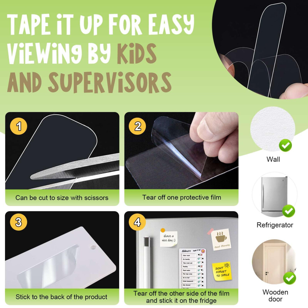 2 Pcs to Do List Checklist Board, Chores Chart for Kids Adults Routine ...