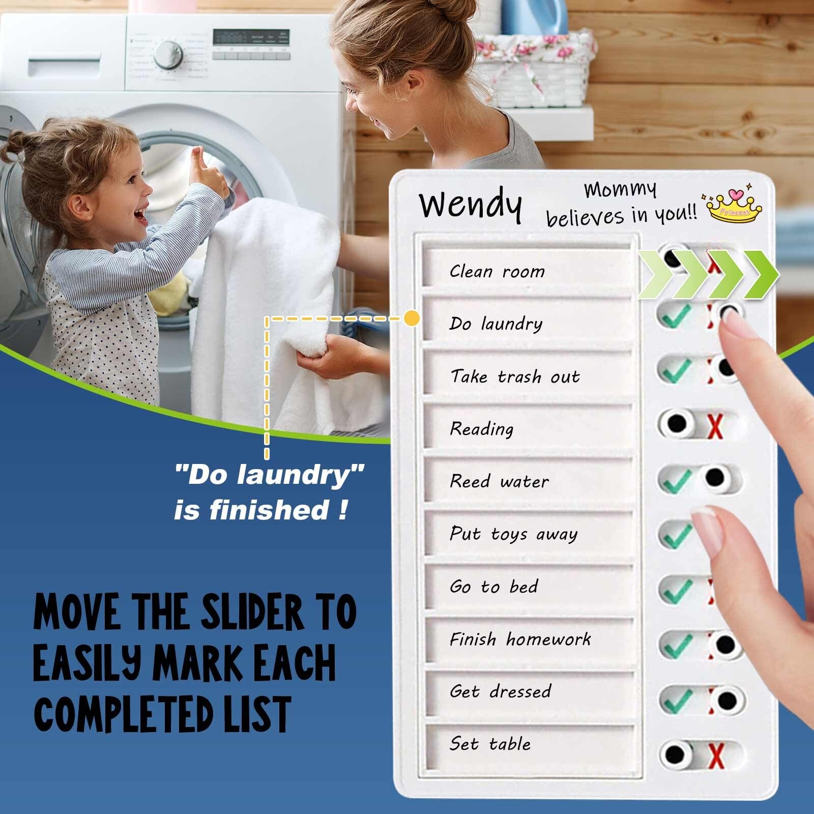 2 Pcs to Do List Checklist Board, Chores Chart for Kids Adults Routine ...