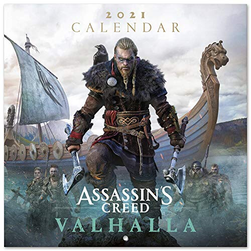 Official Assassin's Creed Valhalla 2021 Wall Calendar 11.8 x 11.8 ...