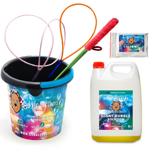 Giant Bubble Kit for Kids Giant Bubble Wands and Bubble Solution ...