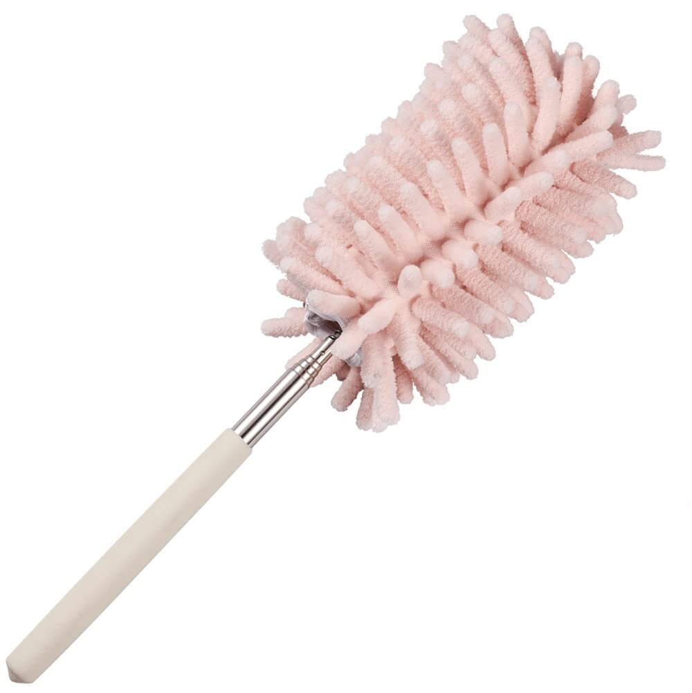 Microfiber Duster Brush,Feather Duster Extendable Duster with Extra ...