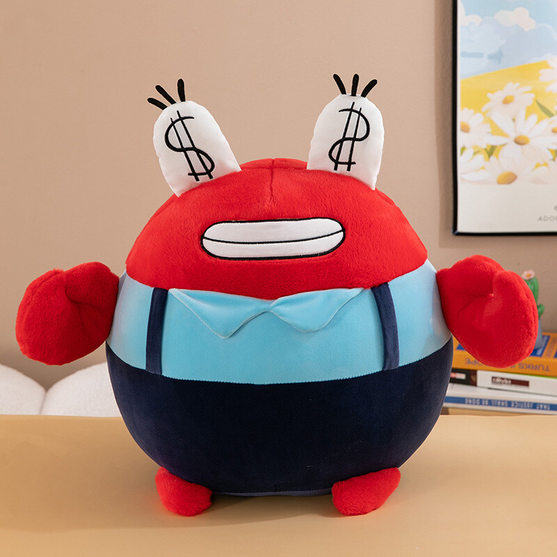 (Krabs, 45cm/17.72in) Squarepants Spongebob Krabs Patrick Star Plush ...
