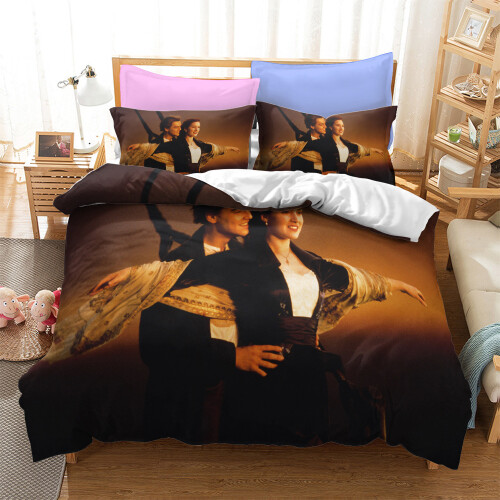 (3pcs(200X200cm), Style 2) Titanic 3D Duvet Cover, Quilt Cover Bedding ...