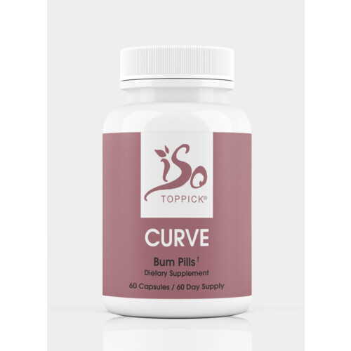 Top Pick Curve Bum Pills - 60 Capsules for Enhanced Curves, Firmness ...