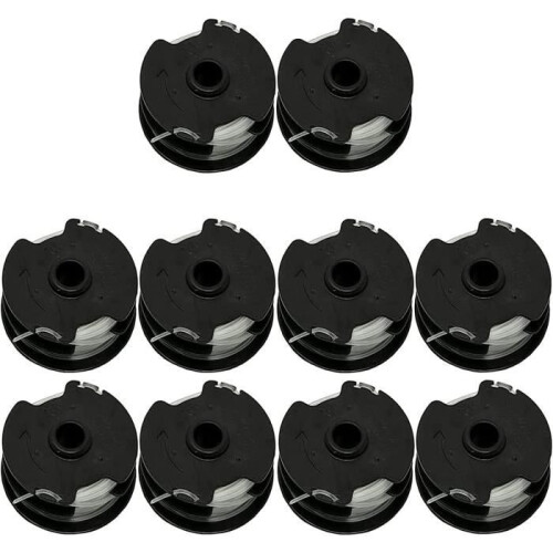 Pack of 10 Replacement Spools for Parkside Prta 20-Li C3 Cordless Brush Cutter Ian351753[H555 ...
