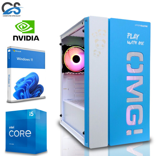 (1TB HDD, 4GB NVIDIA GTX 1650) Ultra Fast Gaming PC i5 11th-Gen 32GB ...