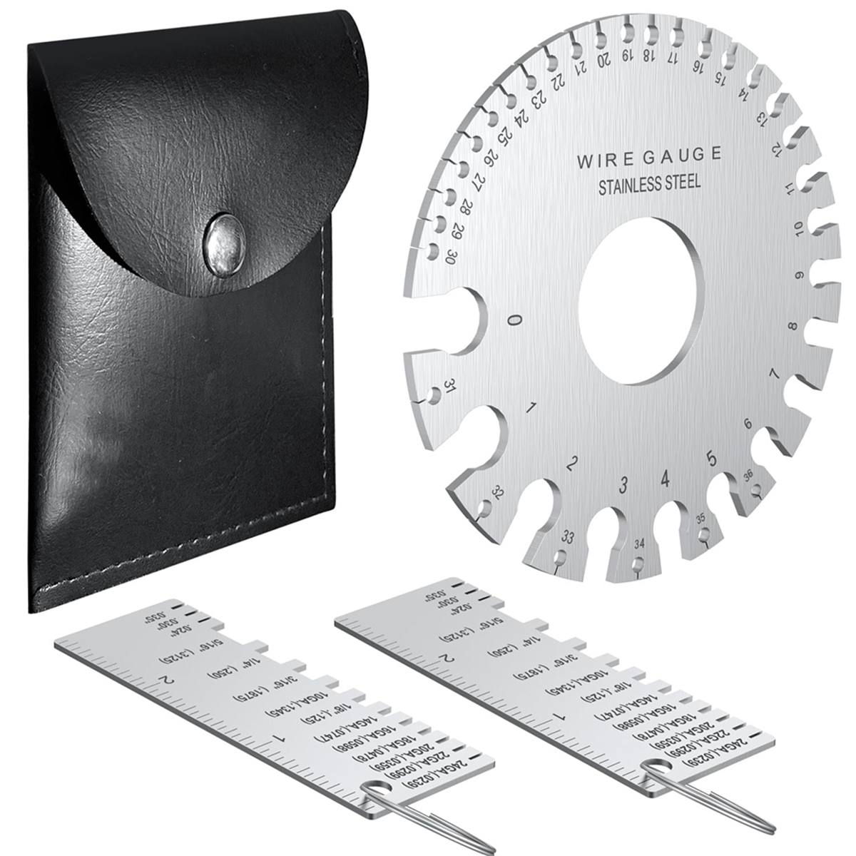 Professional wire gauge measuring tool, metal gauge thickness tool A on ...