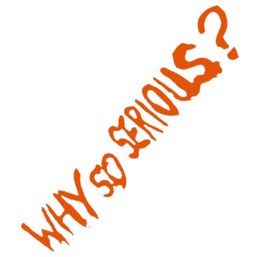 (20 X 67cm, oarnge) Why So Serious? Car Stickers Movie Lines Joker ...