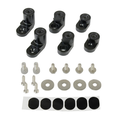 Billet T-6061 Anodized Aluminum Bolt-on Rear Wing Spoiler Hatch Riser ...