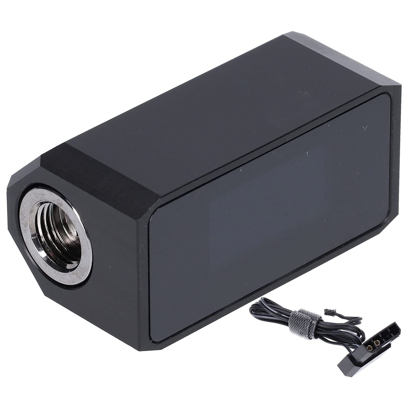 G1/4'' Inline PC Water Cooling Flow Meter, Temperature/Flow/Speed OLED ...