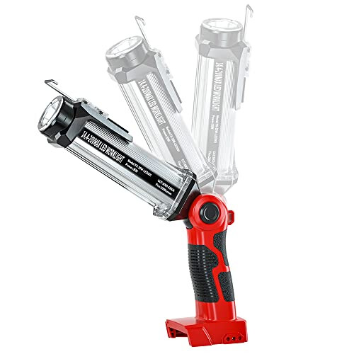 LED Torch for Milwaukee 18V M18 Li-ion Battery, 35W 2000LM Bright ...