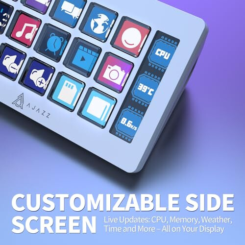 OBS Controller Stream Deck Studio Controller - 15 Key Macro Pad For OBS ...