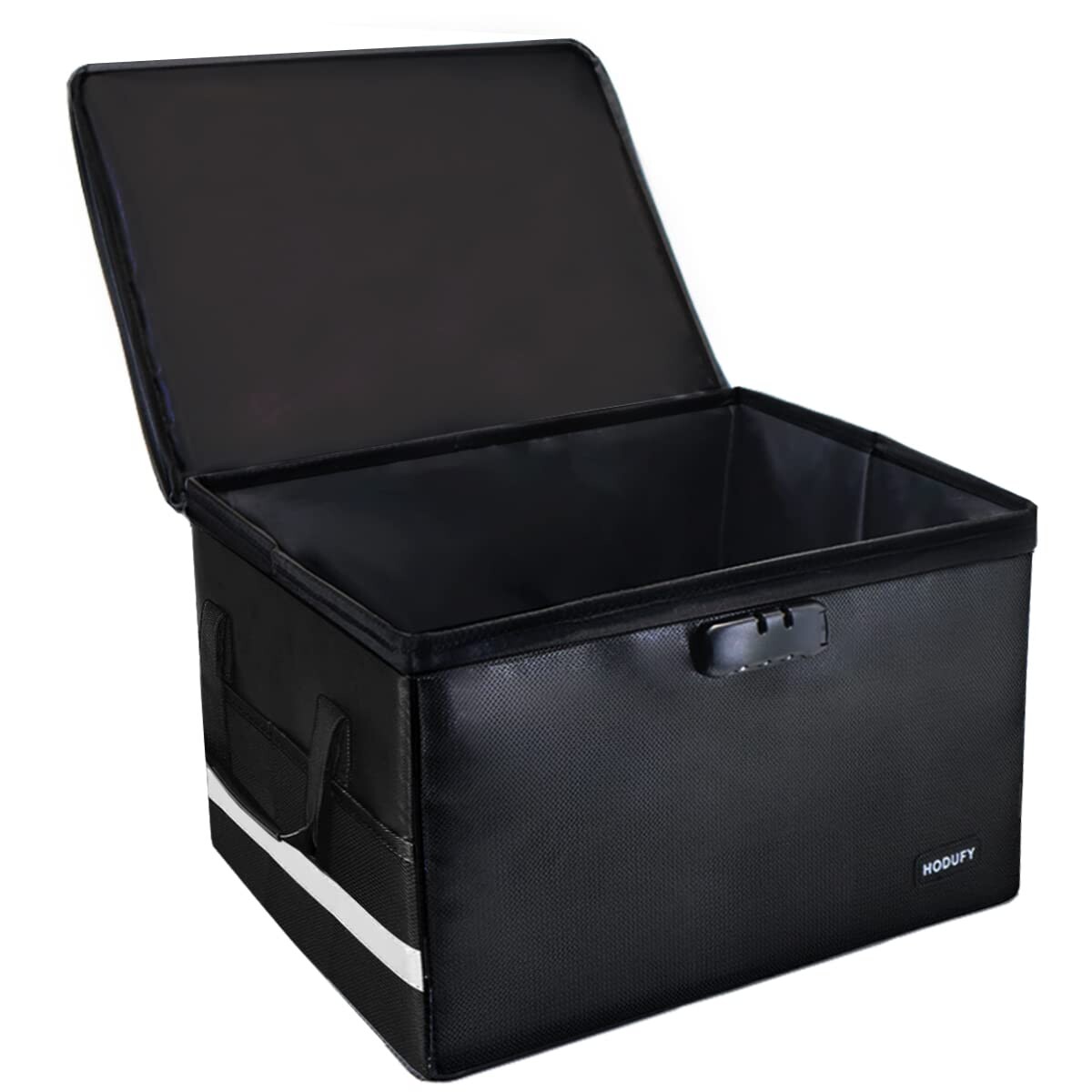 Lockable Fireproof File Box(40x31x25cm),Large Fireproof Waterproof ...