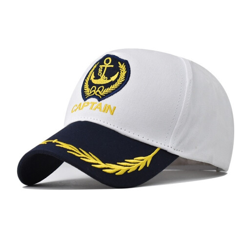Hat Captain Sailor Yacht Hats Boat Captains Men Boating Adult Party Cap ...